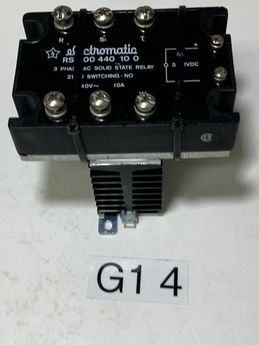 ELECTROMATIC RS-300-440-10-0 3 PHASE AC SOLID STATE RELAY 3-32 VDC ...