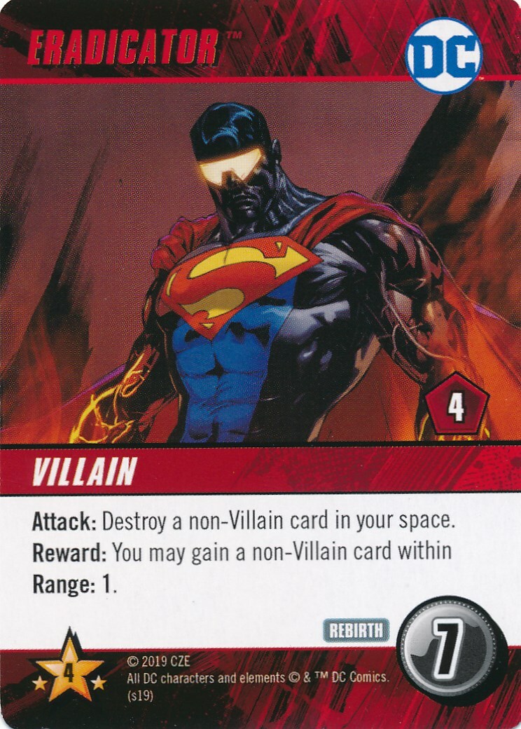 ERADICATOR DC Comics Deck Building Game REBIRTH | eBay