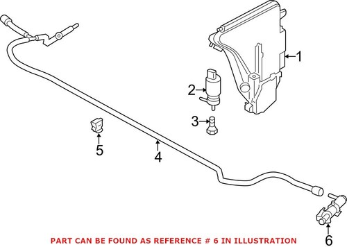 Genuine OEM Front Driver Left Headlight Washer Nozzle For BMW ...