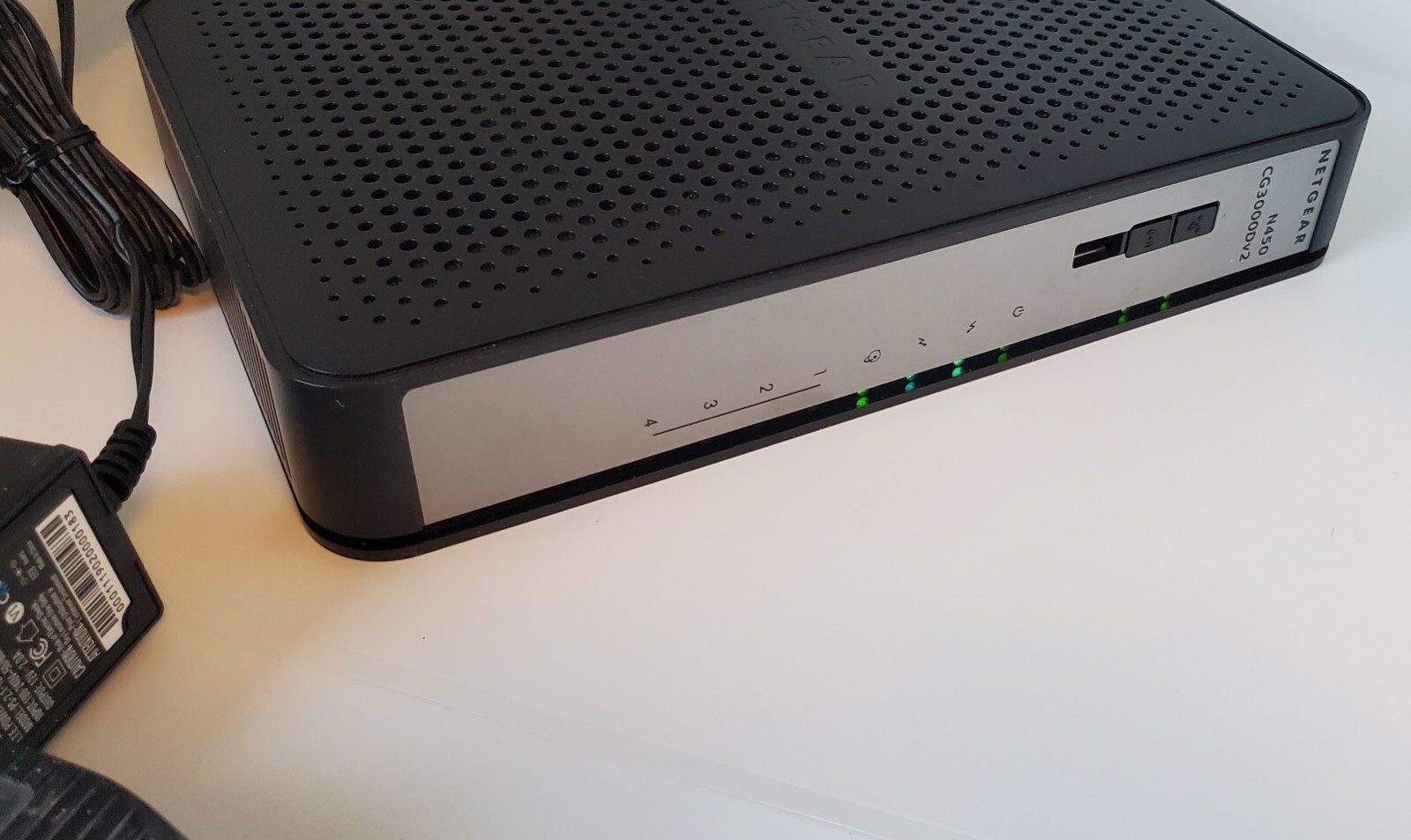 Netgear N450 340 Mbps 4-Port 10/100 Wireless N Router (N450-100NAS) for ...