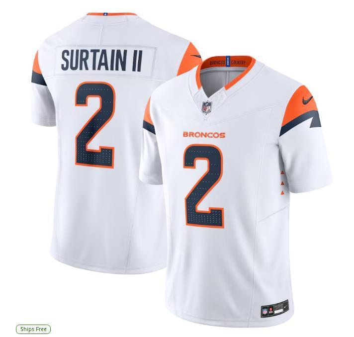 Patrick Surtain II Broncos Men stitched Jersey | eBay
