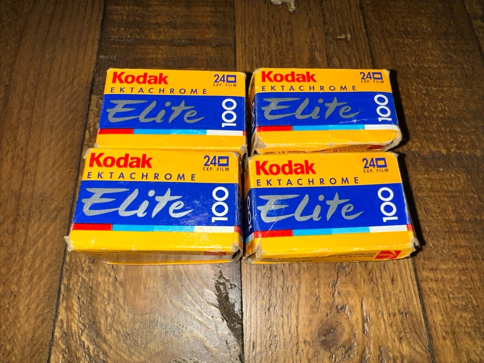 LOT of 4 NIB Kodak Ektachrome 35mm SLIDE Film 400 HC 36 Expired 1996 | eBay