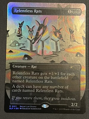 Mtg Secret Lair— Relentless Rats Foil SLP 11—NM | eBay