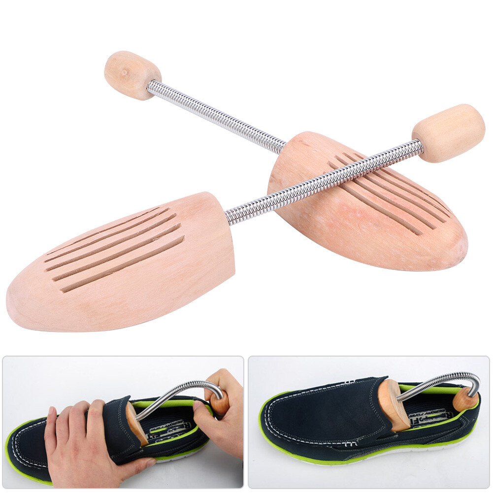 4PCS Wooden Shoe Tree Shaper Keeper Wood Stretcher Size 45 46 Men/Women ...