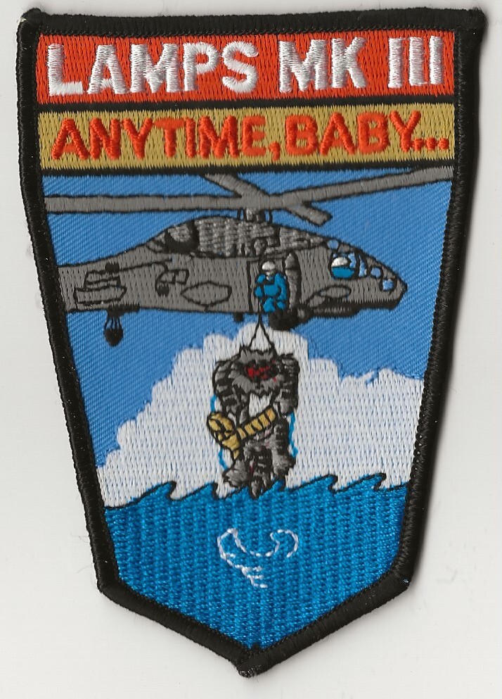 US NAVY LAMPS MK III HELICOPTER PATCH ANYTIME BABY | eBay