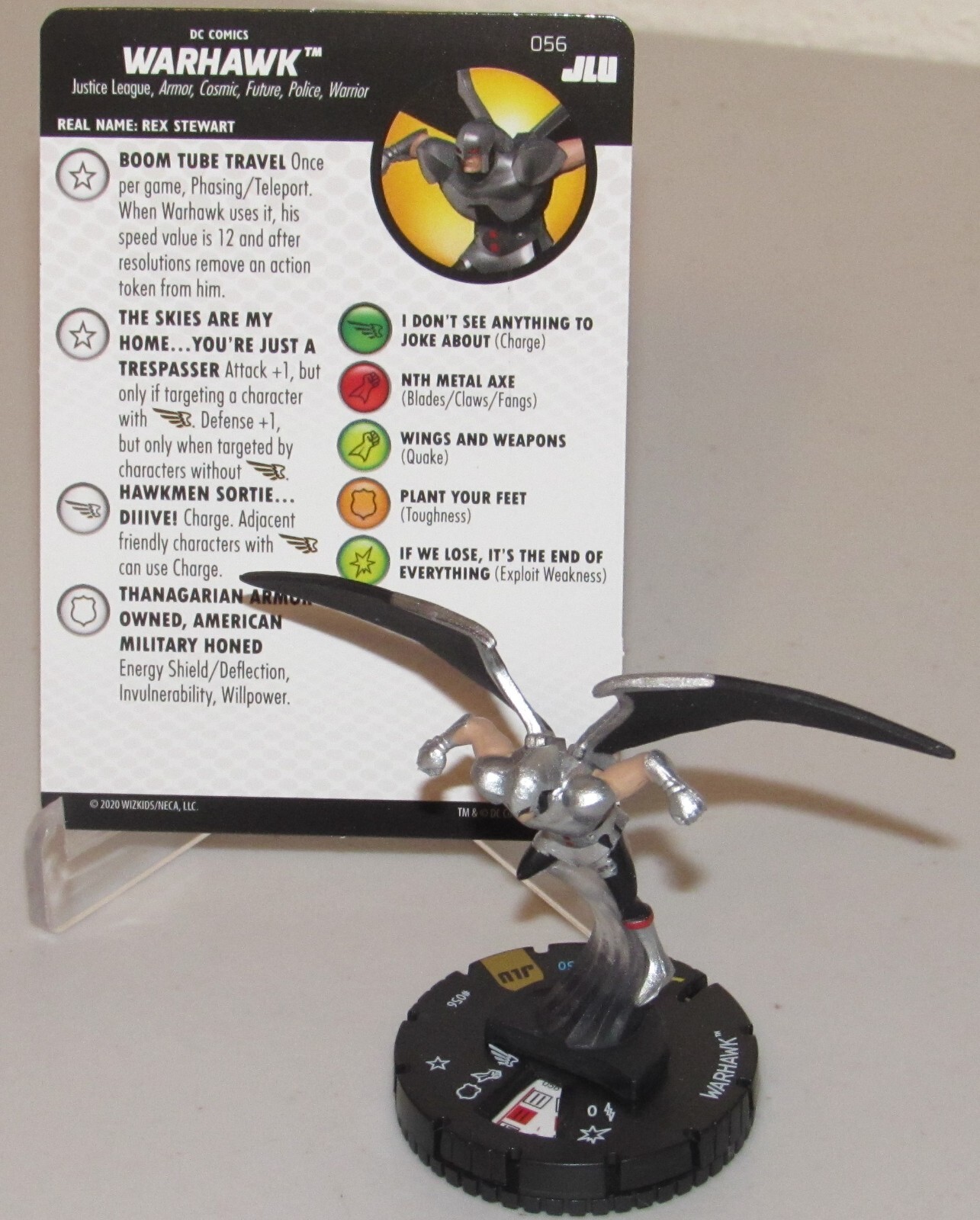 WARHAWK #056 Justice League Unlimited DC HeroClix Super Rare | eBay