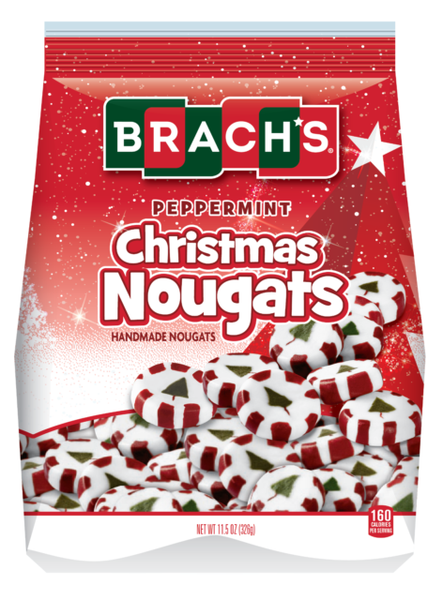 Brach's M6107 Peppermint Nougats Holiday Candy - 11.5oz for sale online ...