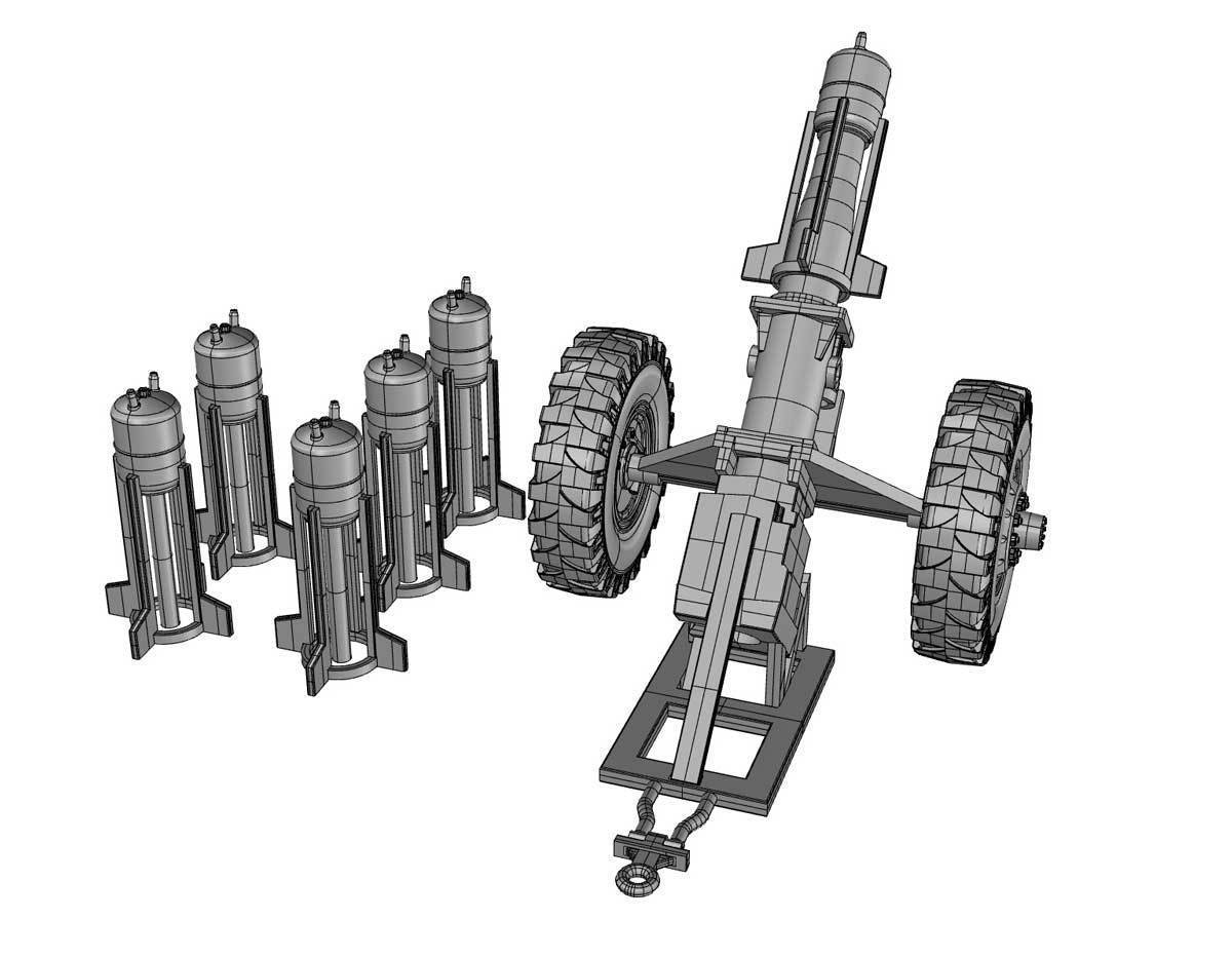 ACE 72444 Artillery Hell Cannon (Syrian artillery) 1/72 scale | eBay