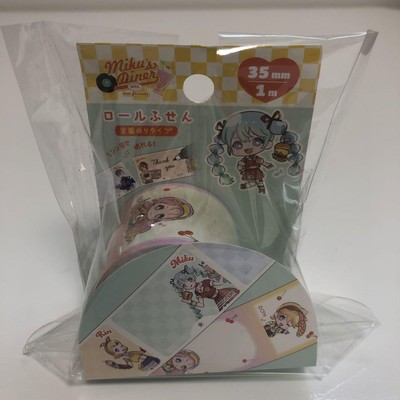 Hatsune Miku Luka Len Lin roll sticky note 35mm width diner pattern | eBay