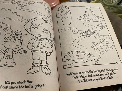 Dora’s Super Silly Coloring Book - paperback Golden Books Dora Explorer ...