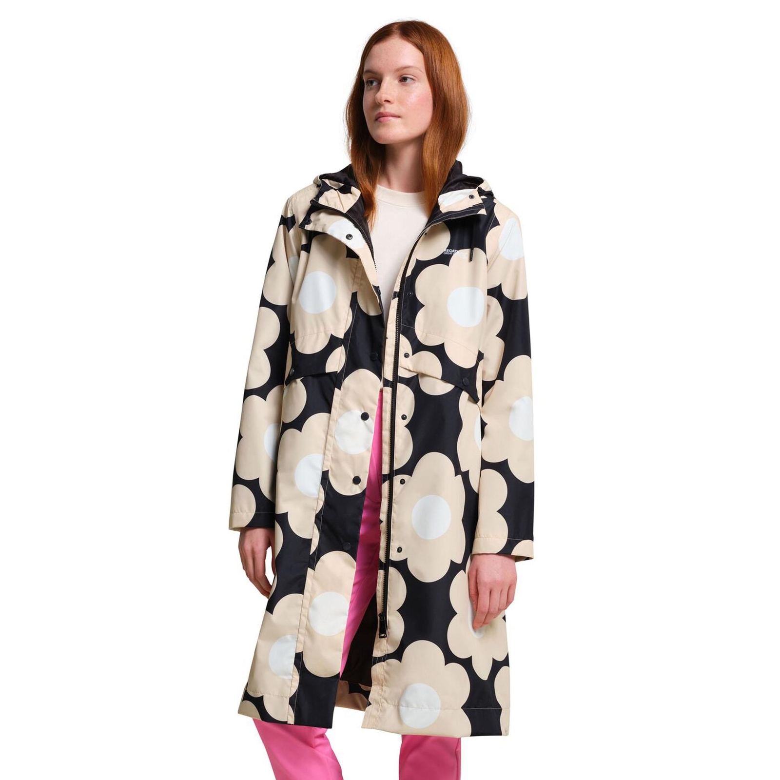 Regatta Orla Kiely Womens Waterproof Mac Jacket Breathable Coat Longer ...