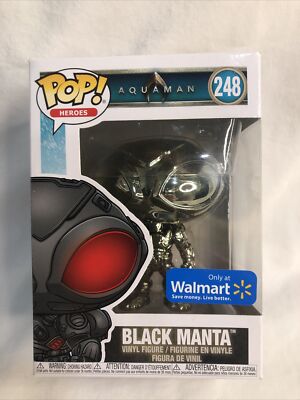 Funko Pop! Vinyl: DC Comics - Black Manta (Gloss Black) - Walmart (WMT ...