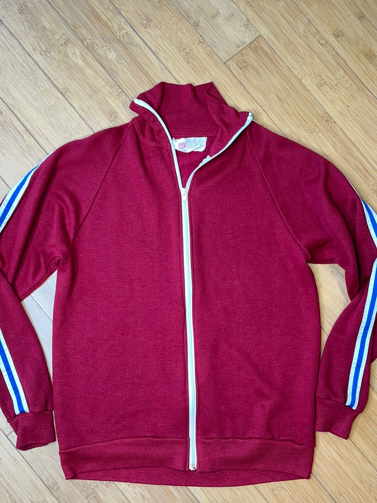 Vintage Men’s Small Sears Kings Road 70’s Maroon Cres… - Gem