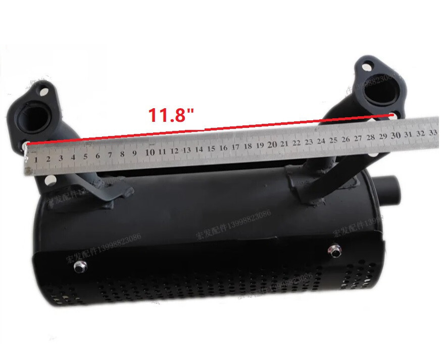 GX610 GX620 EXHAUST MUFFLER PIPE W/ SHIELD FITS 18HP 20HP EX37 | eBay