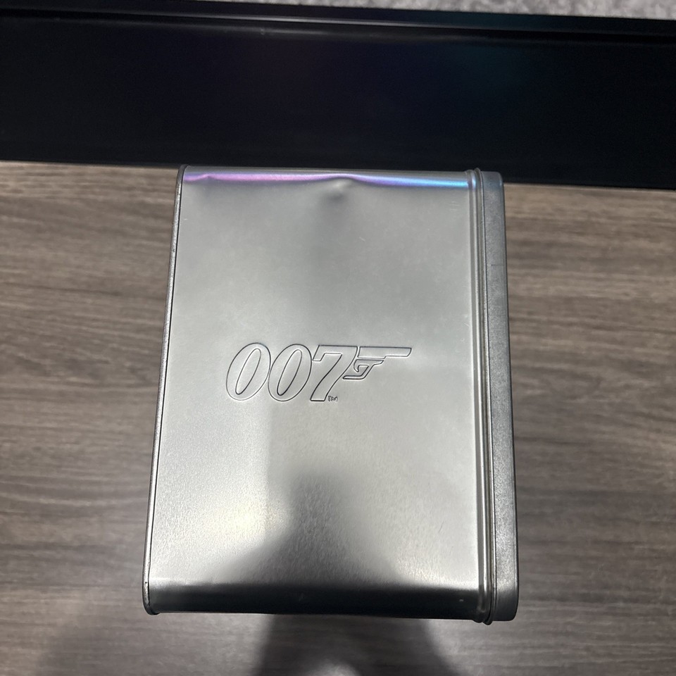 James Bond 007 Tin Box DVD Set 20 Disc Collection Region 2 Spy Movies ...