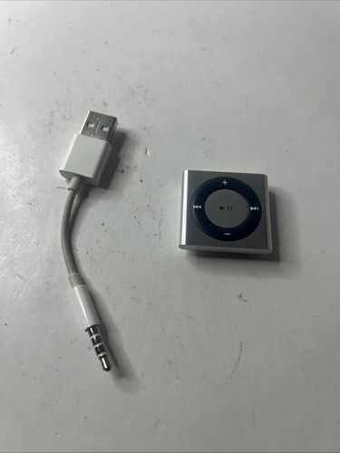 Apple iPod Shuffle 4th Generation Silver Model A1373 | eBay