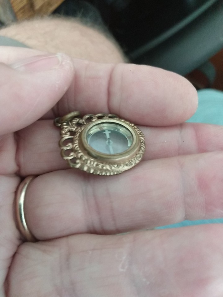 Antique Gold Filled Fancy COMPASS Watch Fob Pendant Charm | eBay