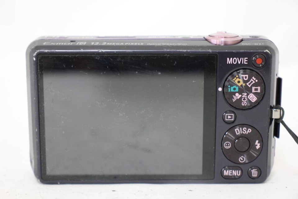 N.MINT SONY Cyber Shot DSC-WX5 Purple Digital Camera 5x Zoom 12.2MP ...