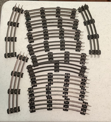 Lot of 12 K-Line O Gauge Curve Track Model Railroad Toy Train Layout | eBay