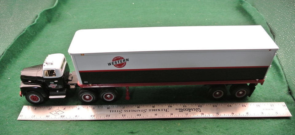 1996 First Gear 1959 international with trailer Western Freight 1/34 | eBay
