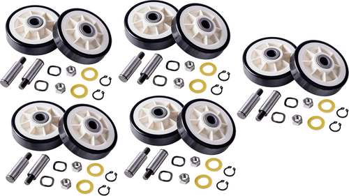 303373K Dryer Roller Wheel Drum Support Kit Maytag 12001541,312948 10 ...