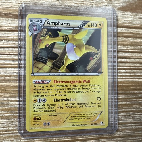 Ampharos 40/124 Holo Rare Black & White 6: Dragons Exalted 2012 OC ...