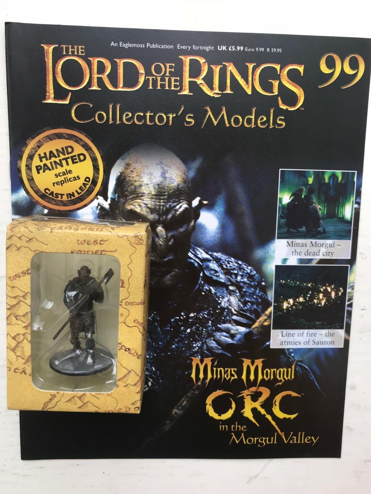 LORD OF THE RINGS COLLECTOR'S MODELS ISSUE 99 MINAS MORGUL ORC ...