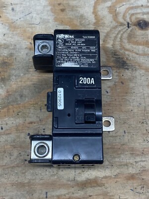 SIEMENS MBK200A - 200 Amp 2-Pole Type EQ8695 MAIN Circuit Breaker | eBay