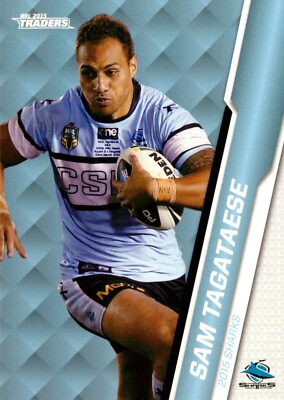 2015 CRONULLA SHARKS NRL Card SAM TAGATAESE Traders | eBay