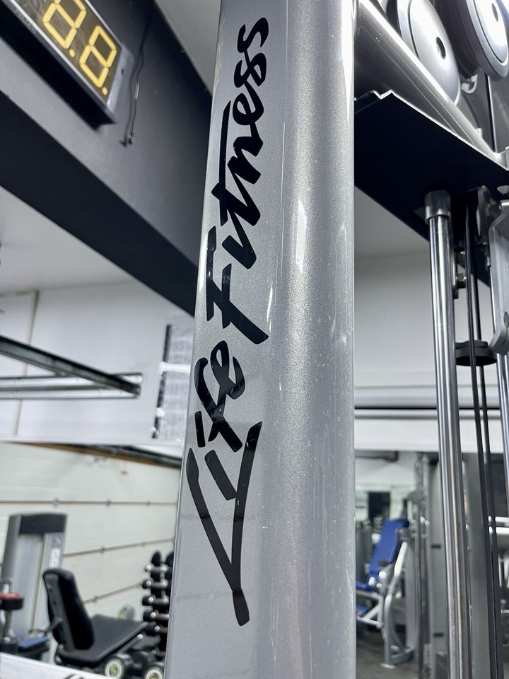 LIFE FITNESS SIGNATURE DUAL ADJUSTABLE PULLEY DAP CABLE CROSSOVER ...