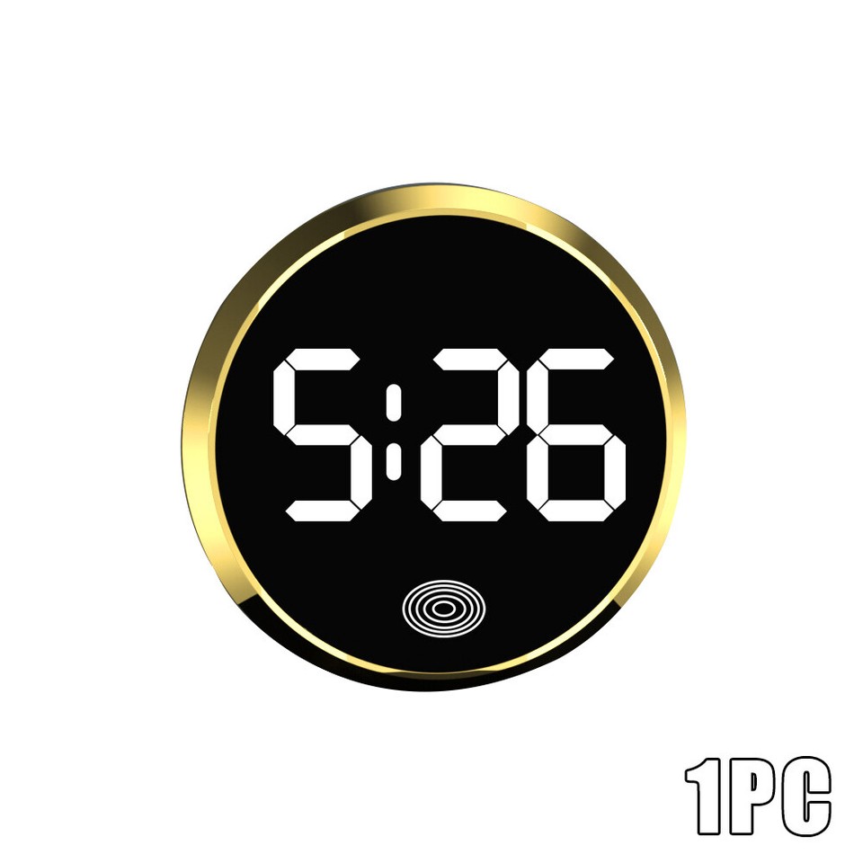 Mini Digital Clock Universal LED Digital Clock For Car Dash Stick-On ...