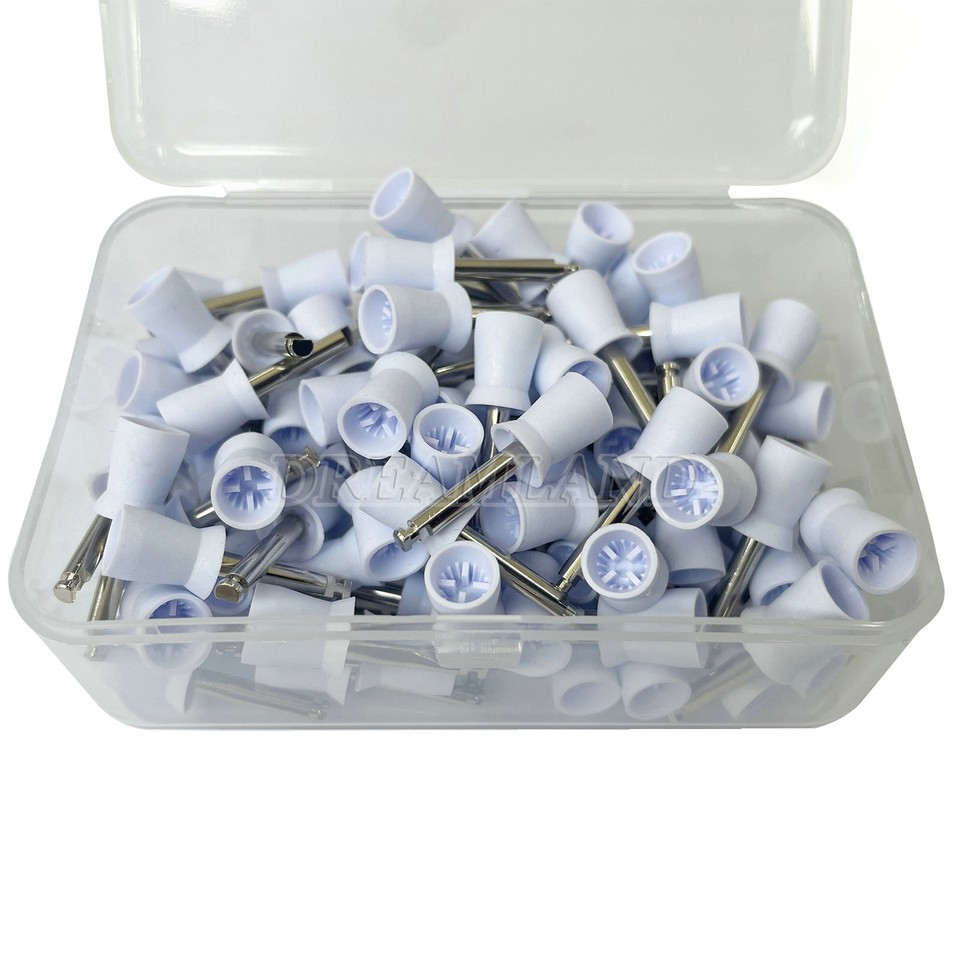 100pc Dental Prophy Polishing Cup Cups For Contra Angle Handpiece Latch ...