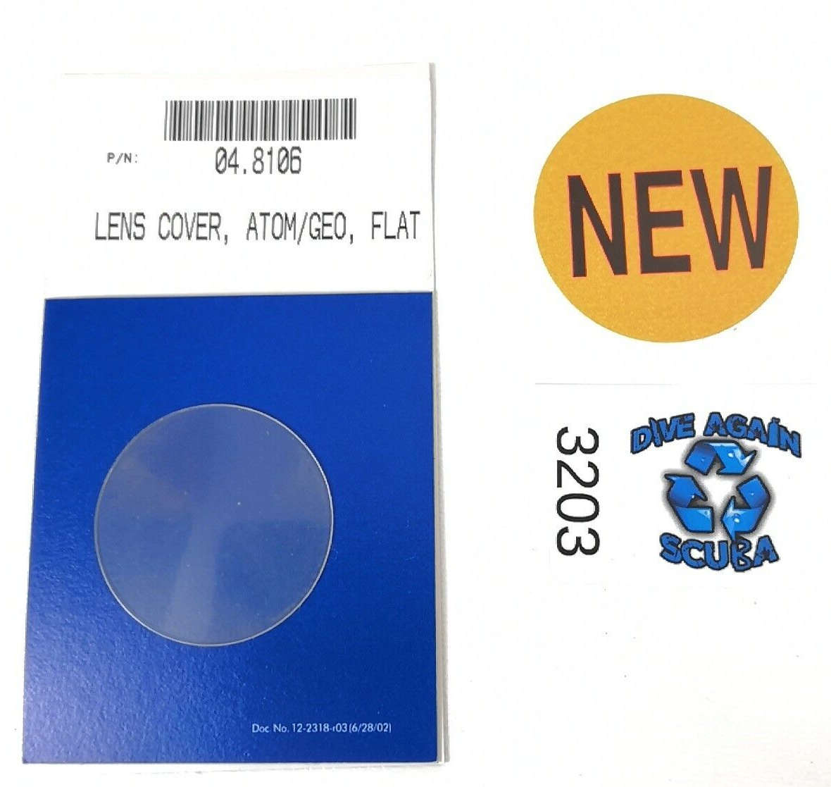 Oceanic Atom, Geo, F10, BUD Flat Lens Protector Cover Scuba Dive ...