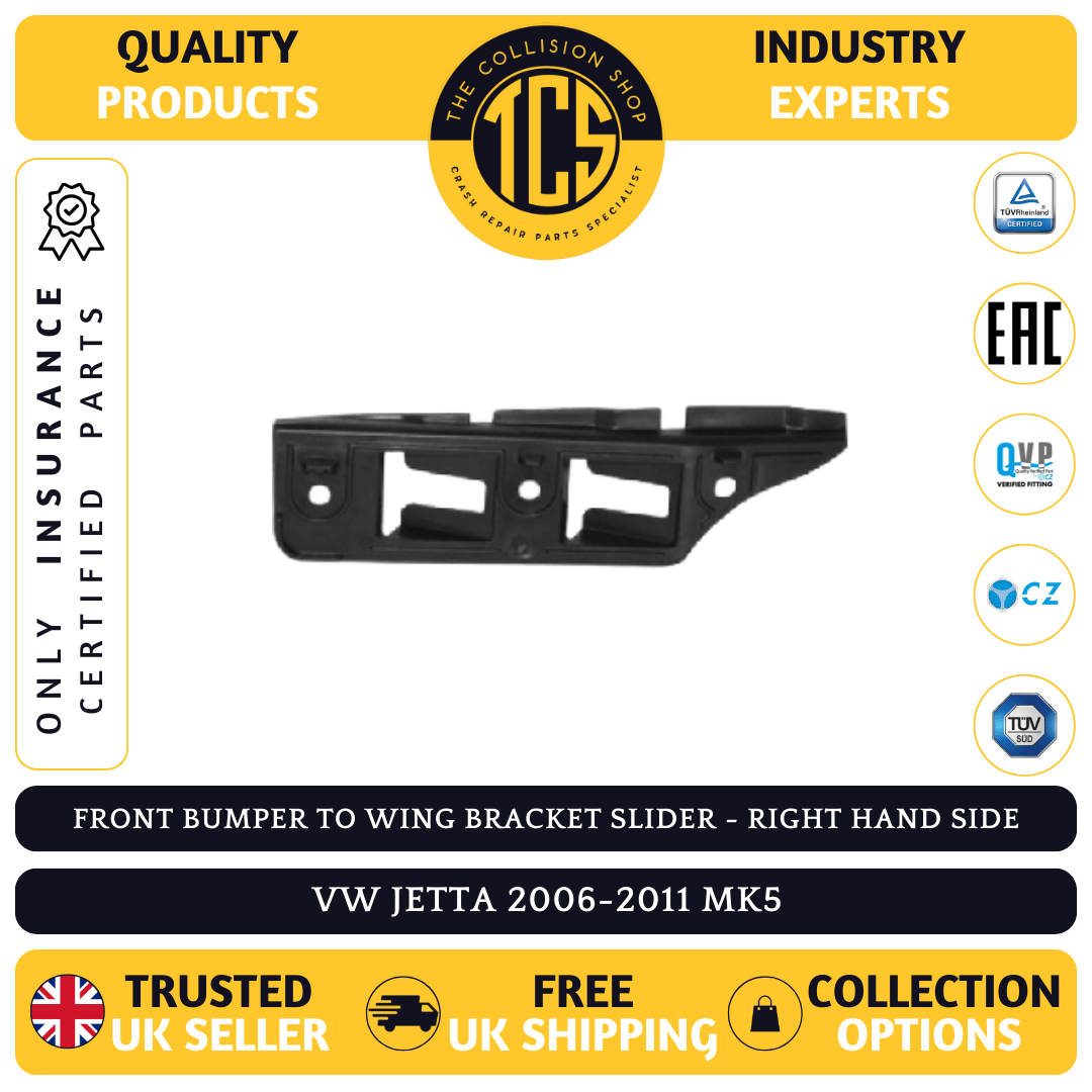 VW JETTA 2006-2011 MK5 FRONT BUMPER TO WING BRACKET SLIDER - RIGHT HAND ...