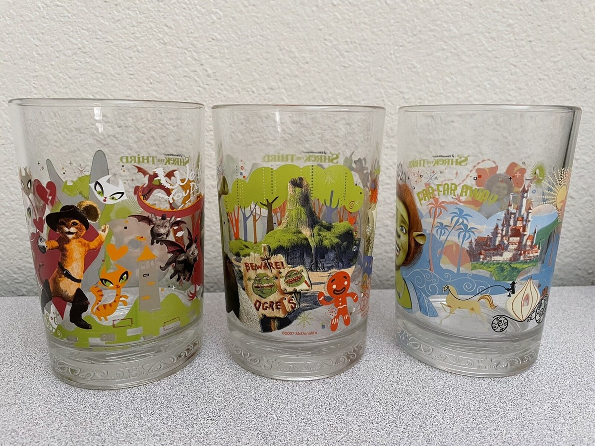 Fast Food Collectible Drinkware McDonald's Shrek The Third Donkey ...