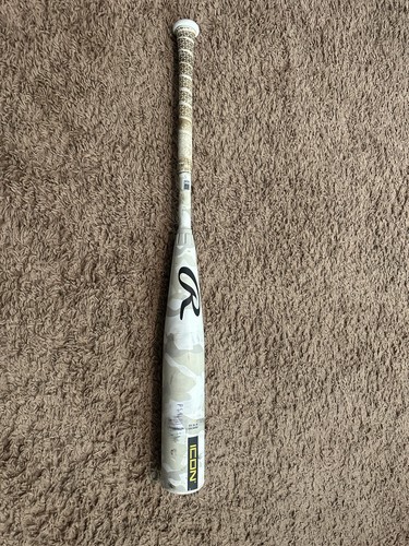 Rawlings Icon USSSA 30/25 Drop -5 Baseball Bat 2025 White Camo - HEAT ...