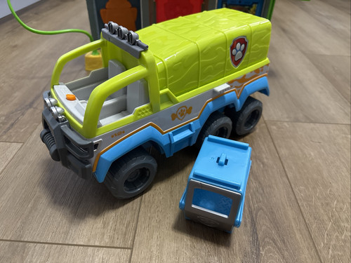Paw Patrol Jungle Rescue Monkey Temple Playset Tracker Cruiser ...