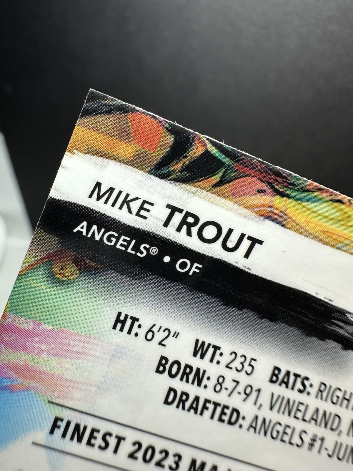 2025 Topps Holiday Advent Calendar Buy Back Mike Trout Topps Finest 1/1 ...
