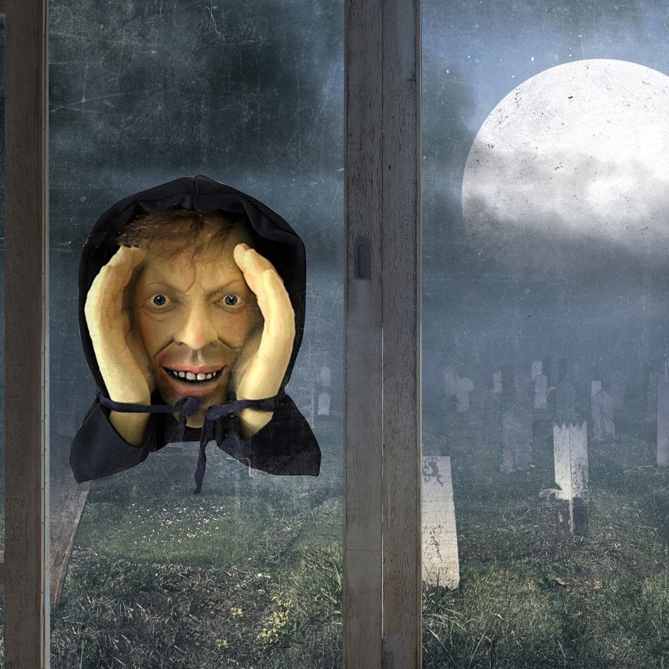 Scary Peeper Freak Halloween Decoration, Perfect for Halloween Pranks ...