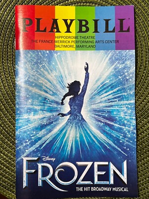 FROZEN US TOUR June '23 Pride Playbill W/Caroline Bowman Lauren Nicole ...