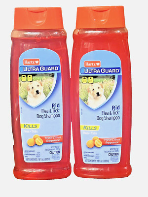 2-Pk H A R T Z Ultra Guard Rid Flea & Tick Dog Shampoo Fresh Citrus ...