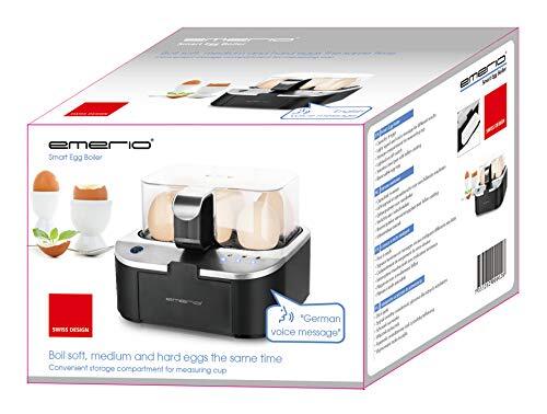 EMERIO EB-123177.1 Sprechender Eierkocher 3 Garstufen weich mittel hart ...