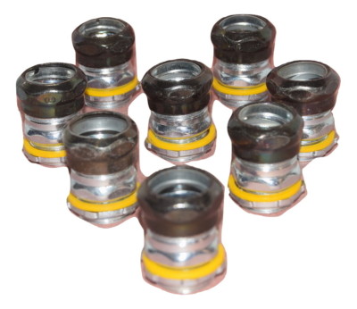 (8) Crouse & Hinds 3/4" Wet Loc Compression Coupling Fittings 3/4 NPT ...