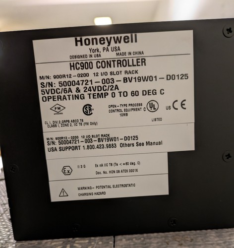 HONEYWELL 900R12-0200 ControlEdge HC900 IO Module 12 I/O Slot Rack ...