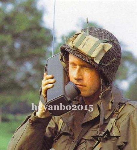 WWII WW2 Us Paratrooper Usmc M1 Helmet Kit First Aid Kit Bandage ...