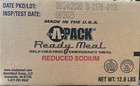 APack Mre Ready To Eat Reduced Sodium - Case of 12 6/25 insp date ...