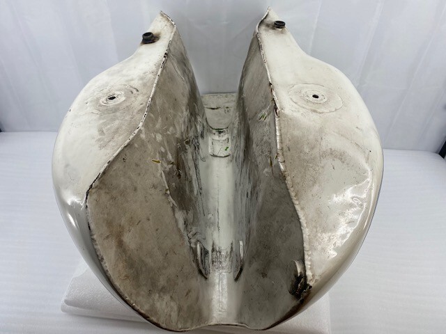 BMW USED FUEL TANK WHITE HEINRICH SINGLE BLUE P.S. | eBay