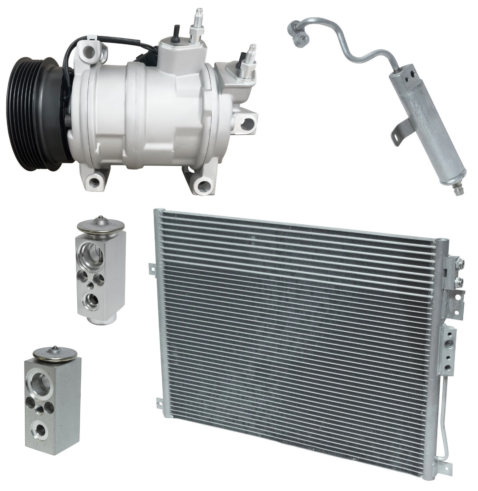 NEW RYC AC Compressor Kit W/ Condenser EB96A-N Fits Jeep Commander 5.7L ...