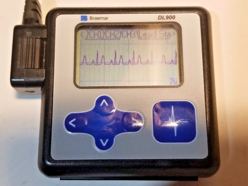 Braemar DL900 Holter Monitor 5 lead 3 channel SD card 7 day G3D | eBay ...
