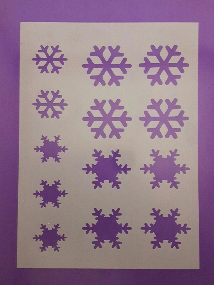 Frozen Snowflake Stencils